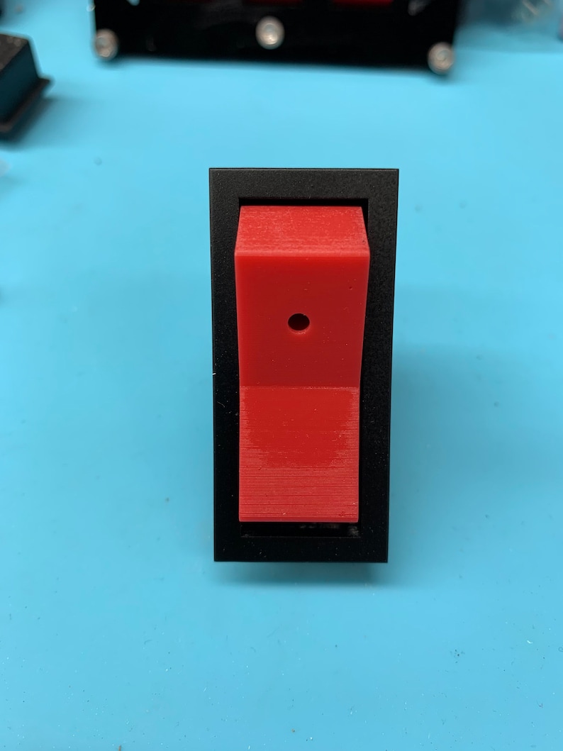 Large Red and Black Rocker Switch With Your Choice of LED - Etsy
