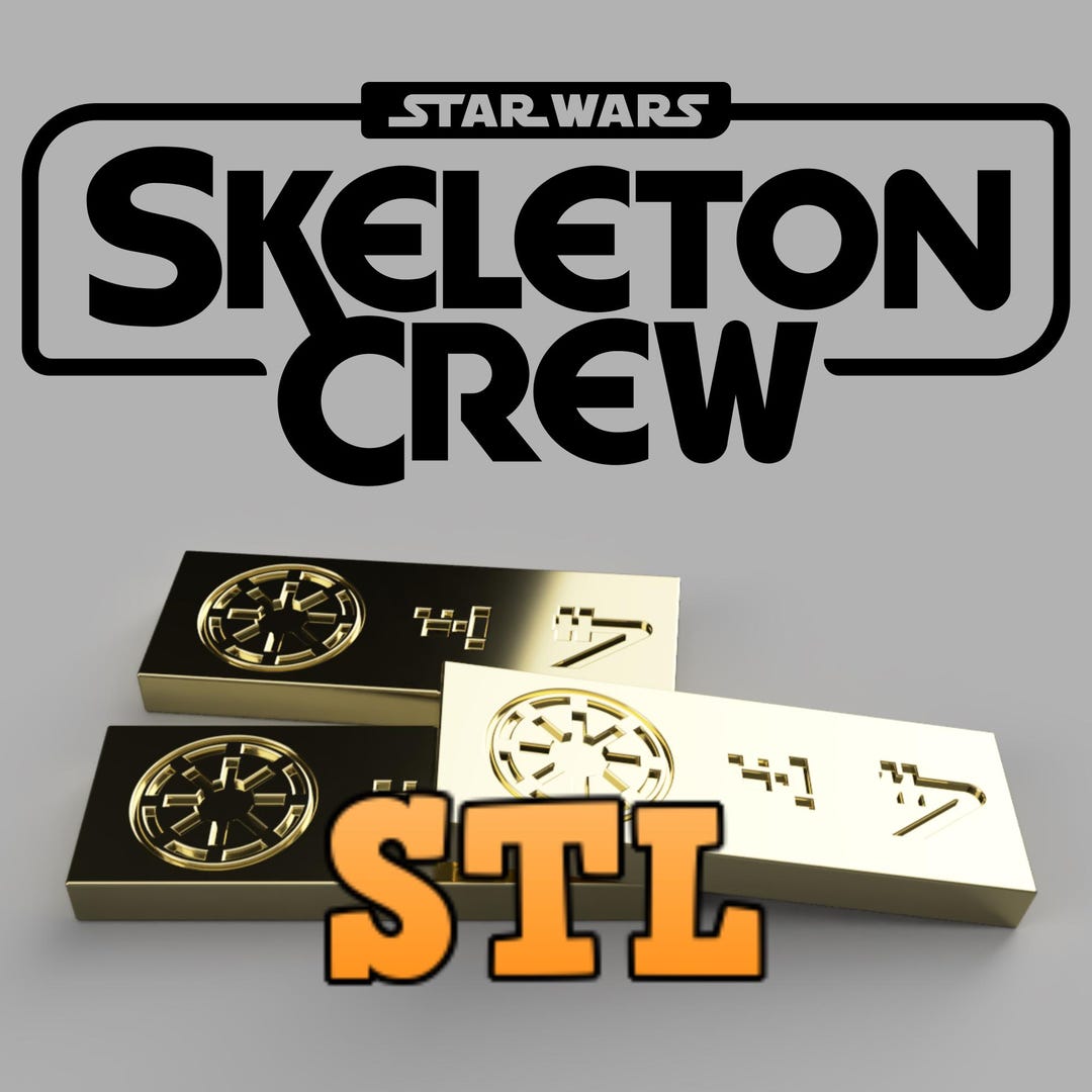 Skeleton Crew Republic Dataries Credit / Sabacc Chip STL 3D Digital ...