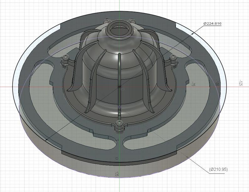 Millennium Falcon Light-lamp Prop 3D DXF-SVG-STL File - Etsy