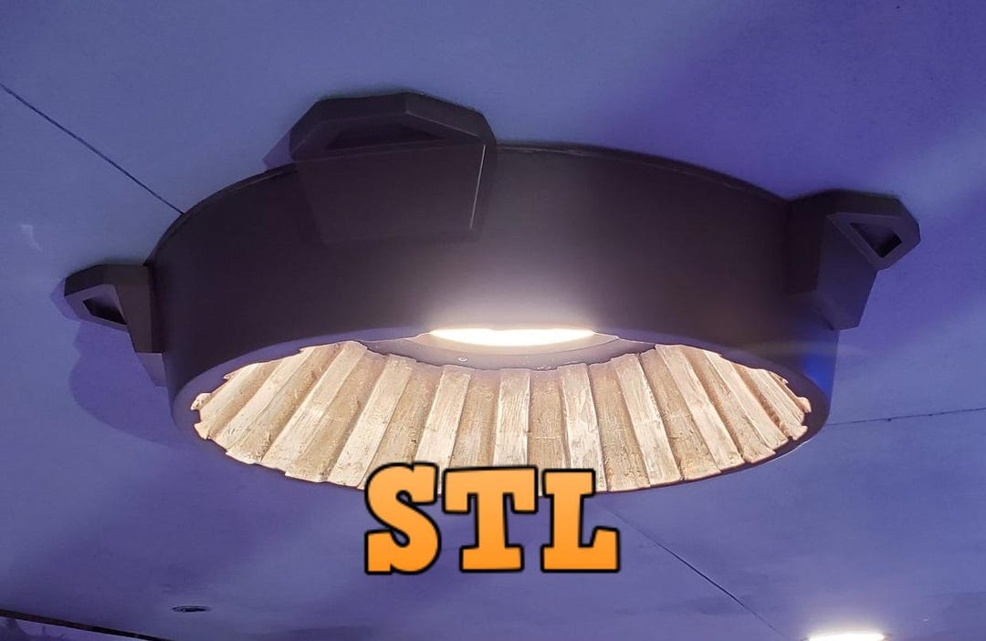 Galaxys Edge Droid Depot Light Cover Prop STL - Etsy