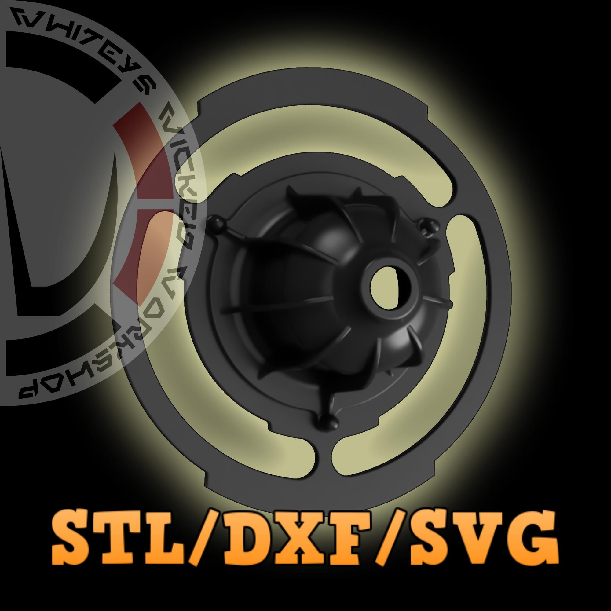 Millennium Falcon Light-lamp Prop 3D DXF-SVG-STL File - Etsy
