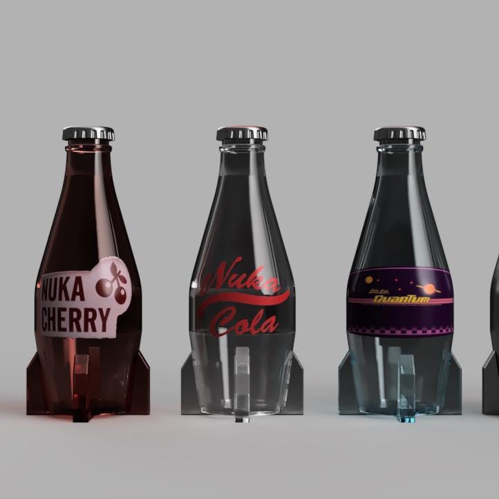Fallout Inspired Nuka Cola Bottle Prop 3D Print STL File - Etsy