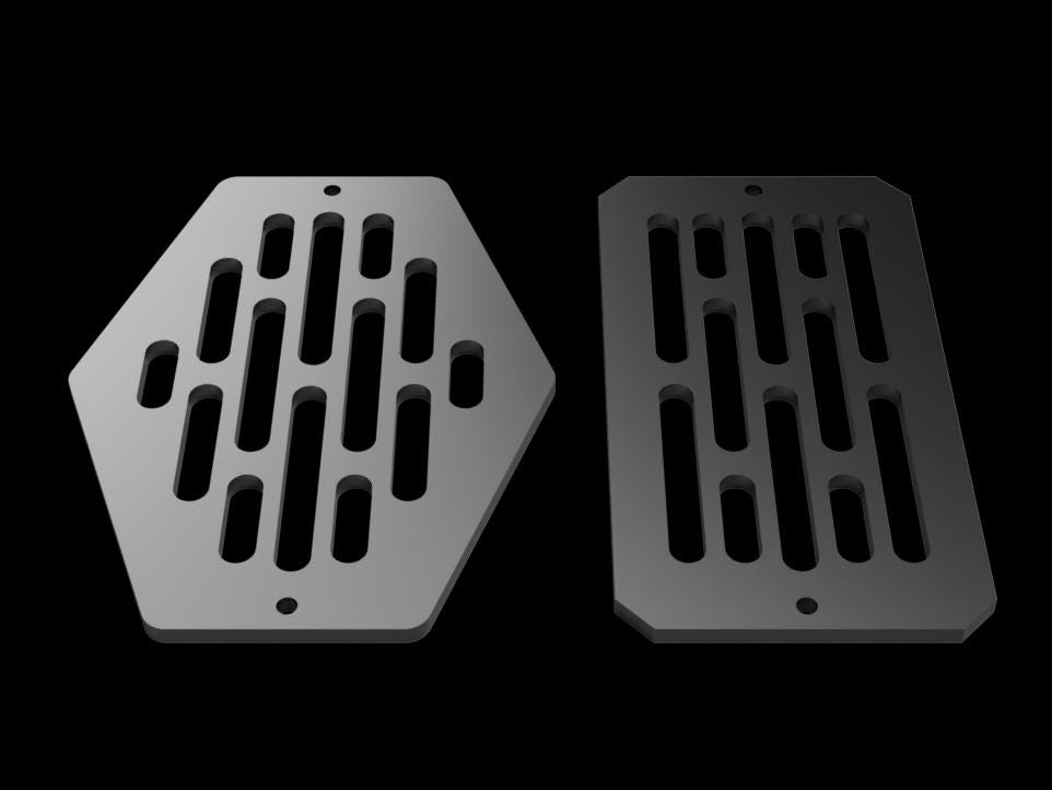 Death Star Greeblie Plates Prop STL - DXF Files Inspired by Star Wars ...