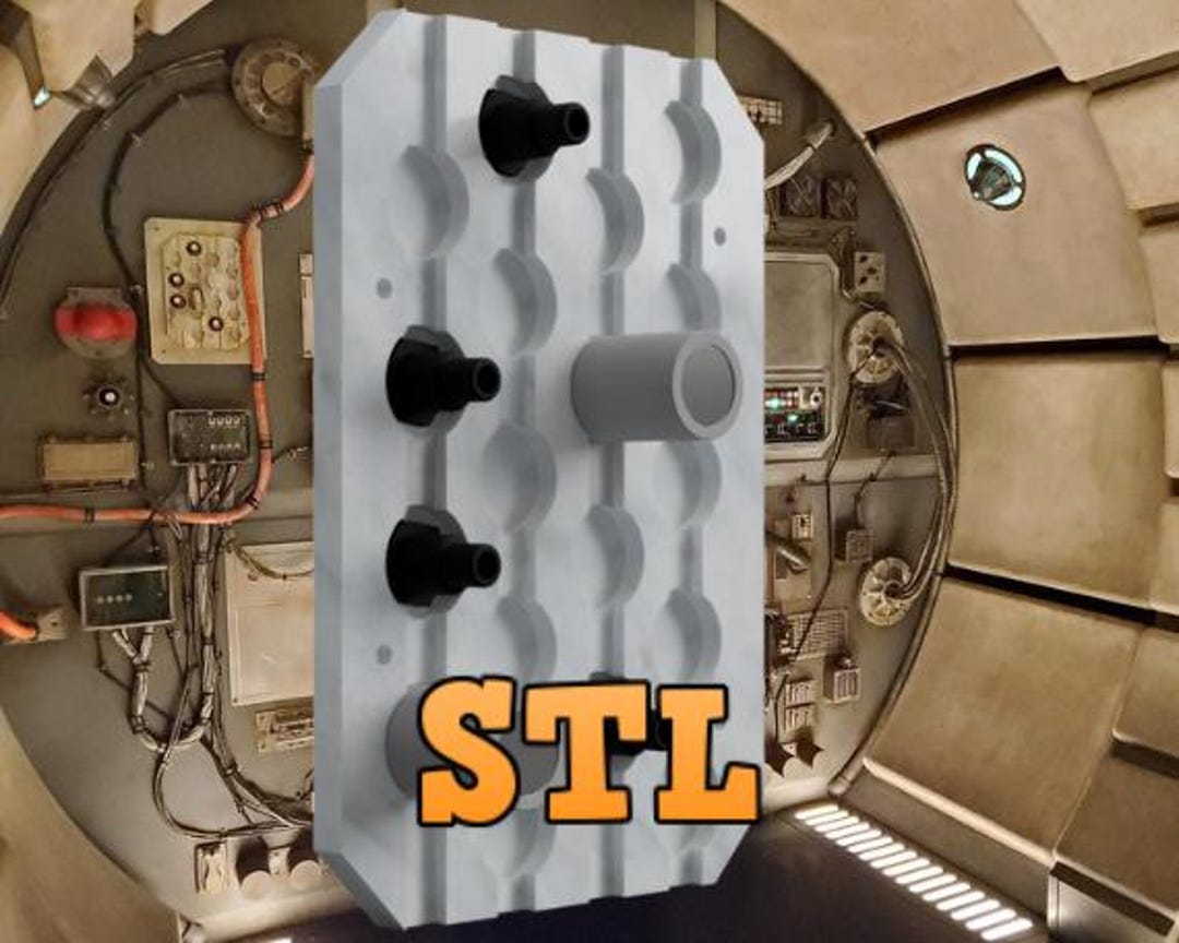 Millennium Falcon Connector Hub Prop STL Inspired by Star Wars - Etsy