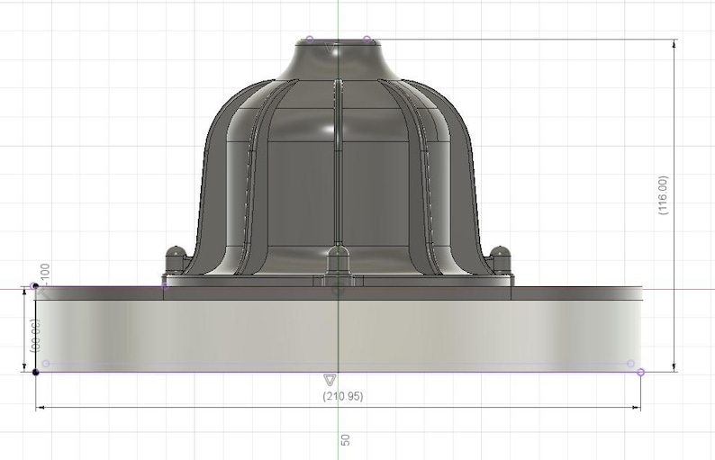 Millennium Falcon Light-lamp Prop 3D DXF-SVG-STL File - Etsy