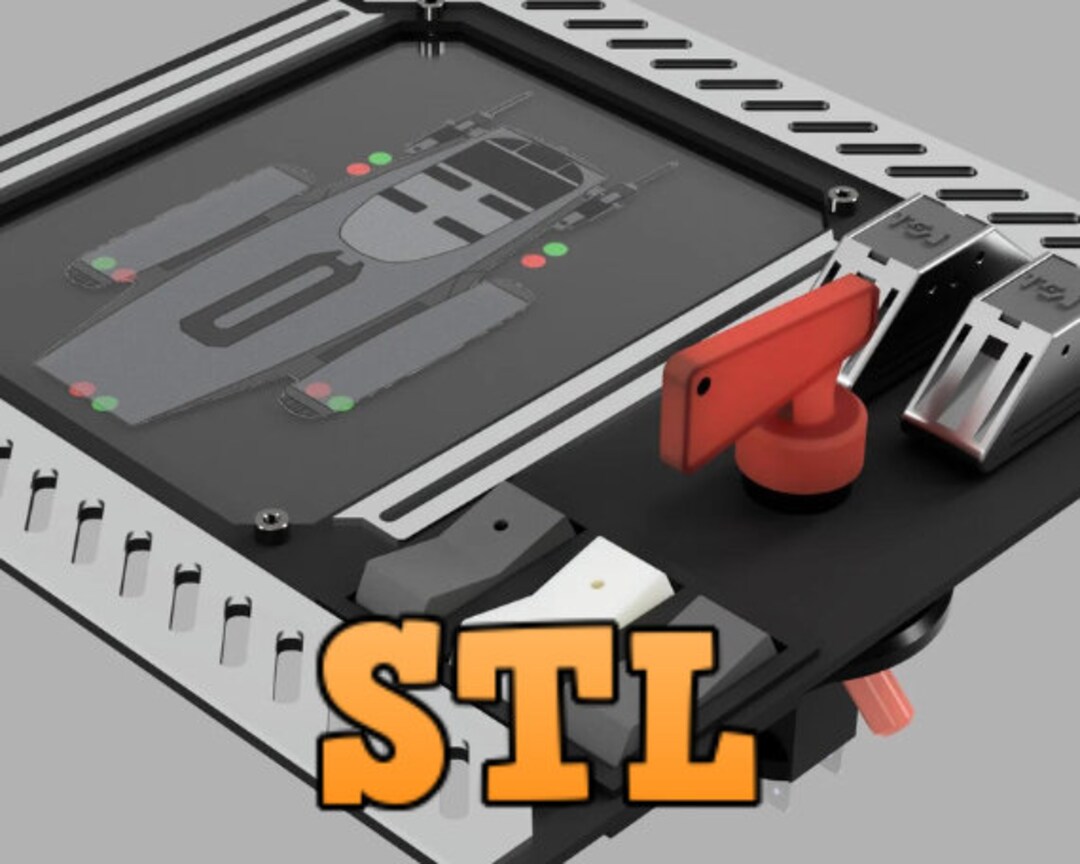 Star Wars Cockpit Display / Inspired Indicator Panel STL DXF Files - Etsy