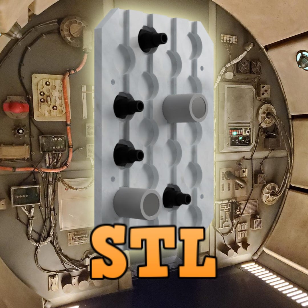 Millennium Falcon Connector Hub Prop STL Inspired by Star Wars - Etsy