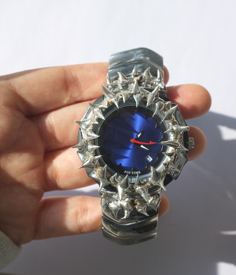 Handmade Spiked Unisex Watch,women/men Watch, Spiky Gothic.gothcore - Etsy