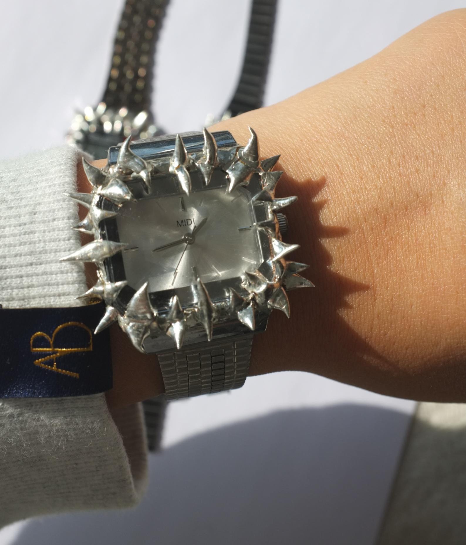 Handmade Spiked Unisex Watch,women/men Watch, Spiky Gothic.gothcore - Etsy