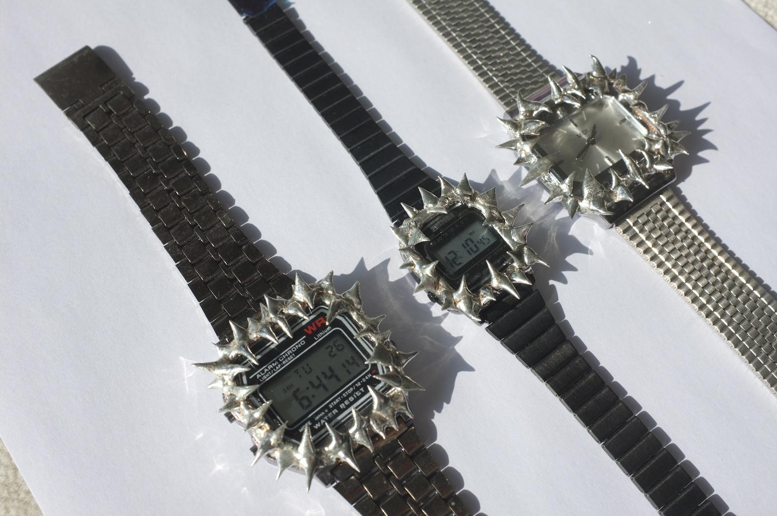 Handmade Spiked Unisex Watch,women/men Watch, Spiky Gothic.gothcore - Etsy