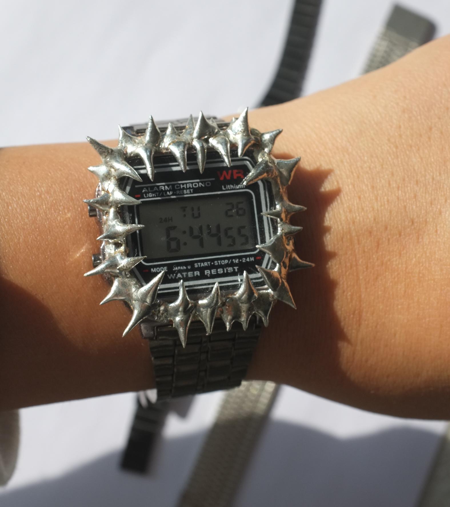 Handmade Spiked Unisex Watch,women/men Watch, Spiky Gothic.gothcore - Etsy