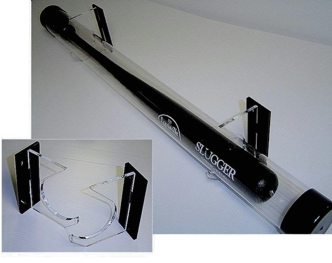 Baseball Bat Tubes - Clear With End Caps - for Use With Bat Holder ...