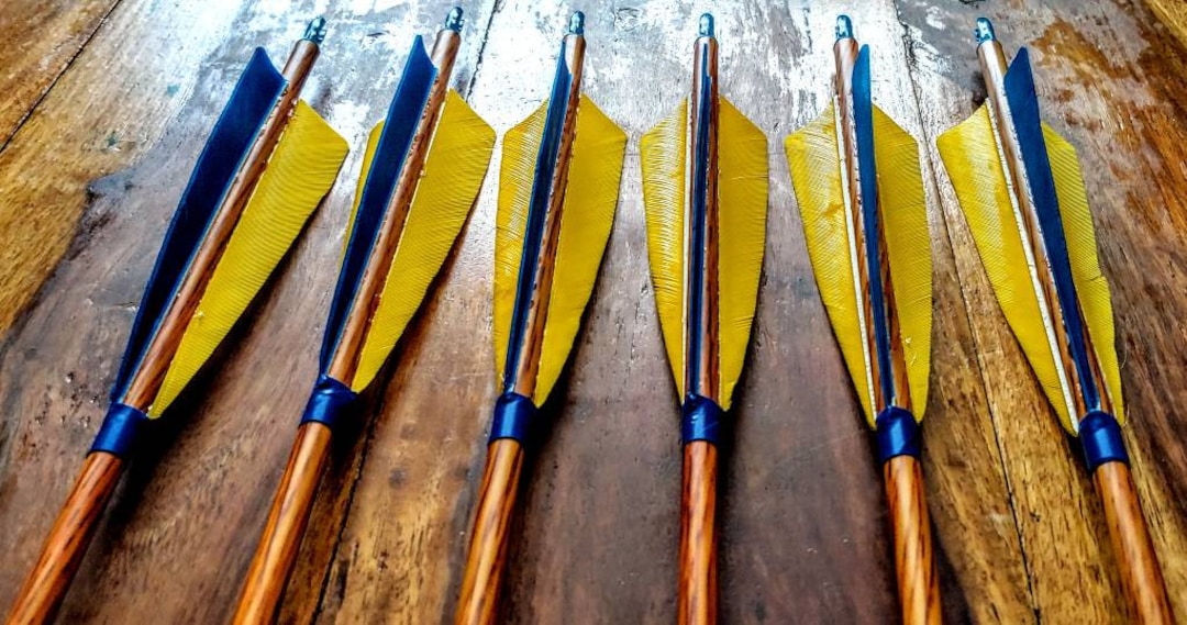 Traditional Carbon Recurve & Longbow Archery Arrows Solid Shield Cut ...