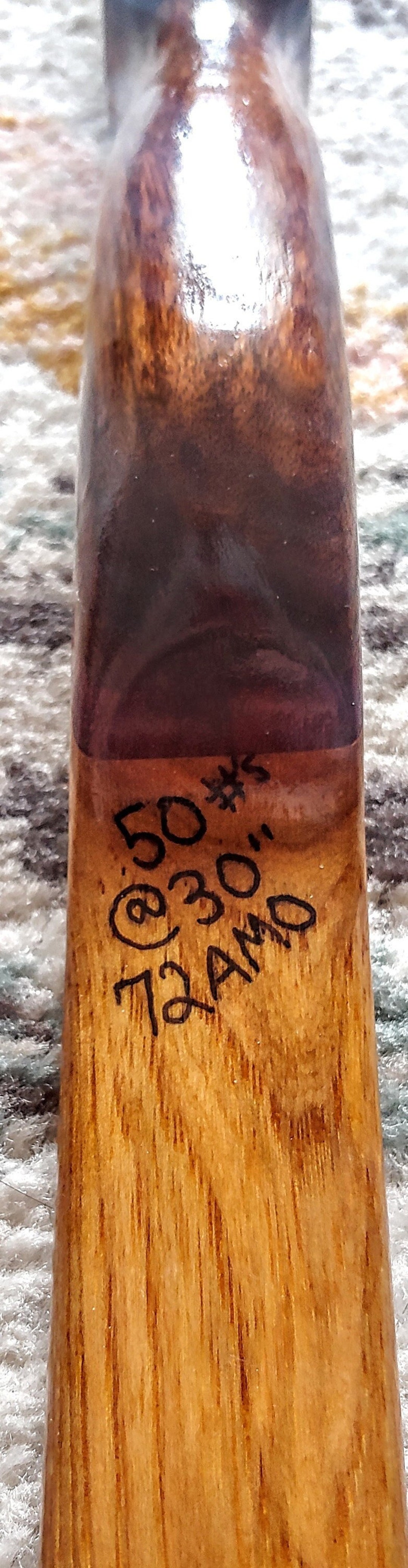 72 Left Handed Custom American Longbow 50lb Red Oak - Etsy