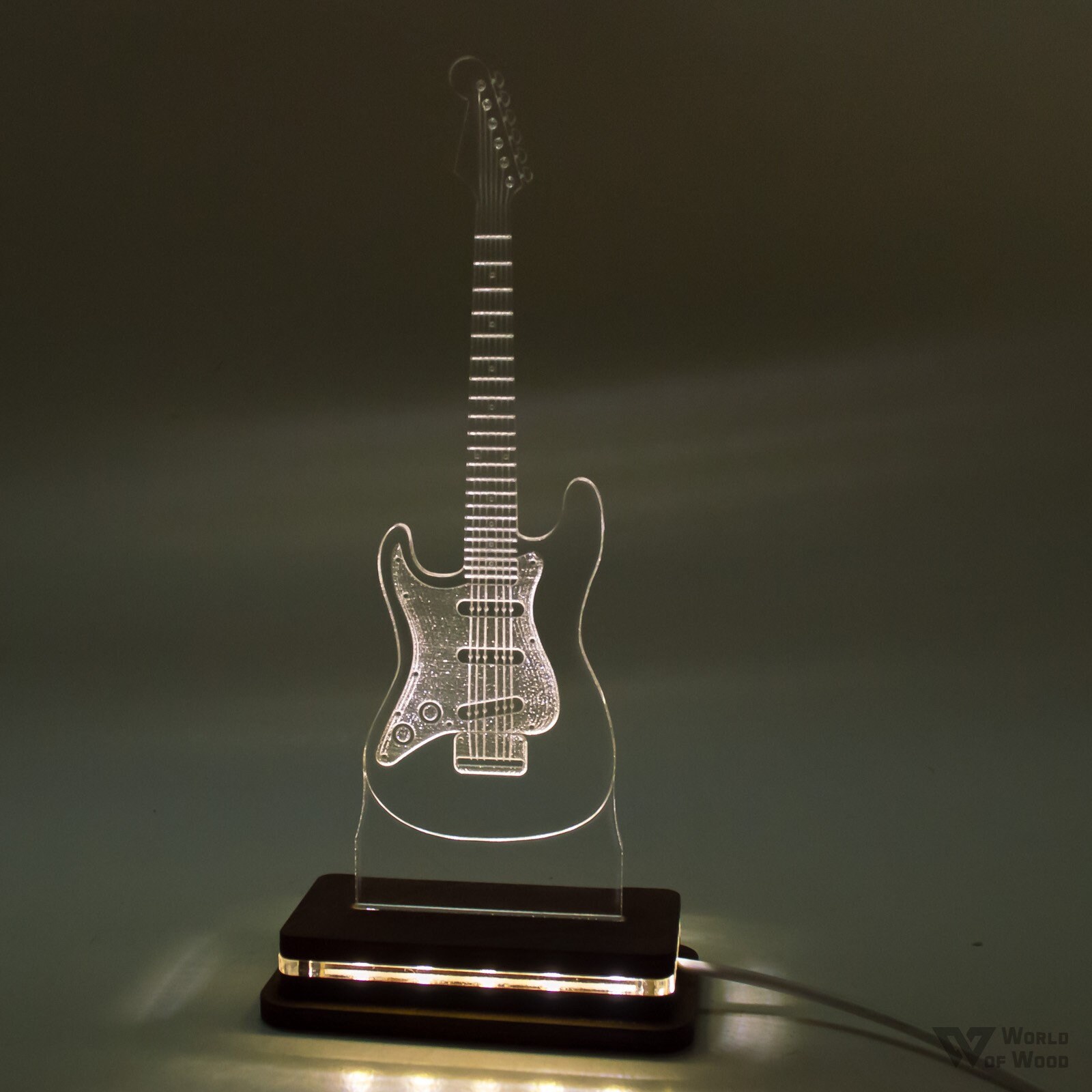 Personalized Electric Guitar LED Lamp, Custom Musician Gift - Etsy