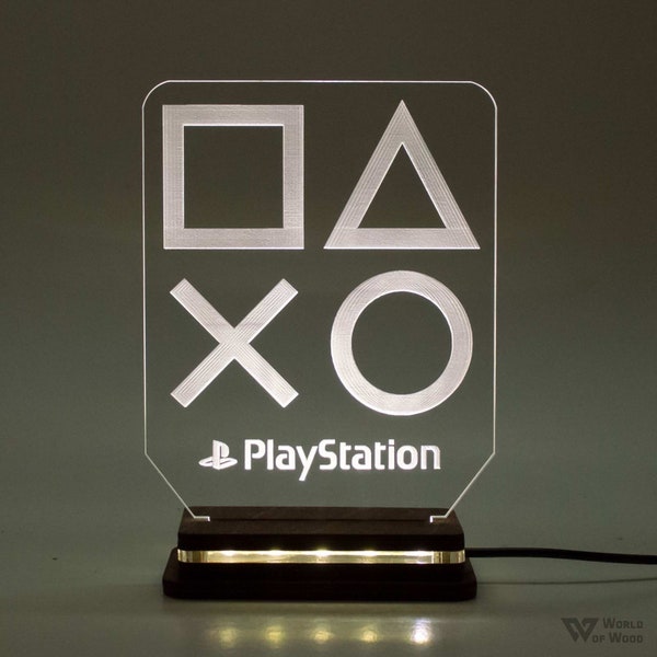 Playstation Logo Lamp - Etsy