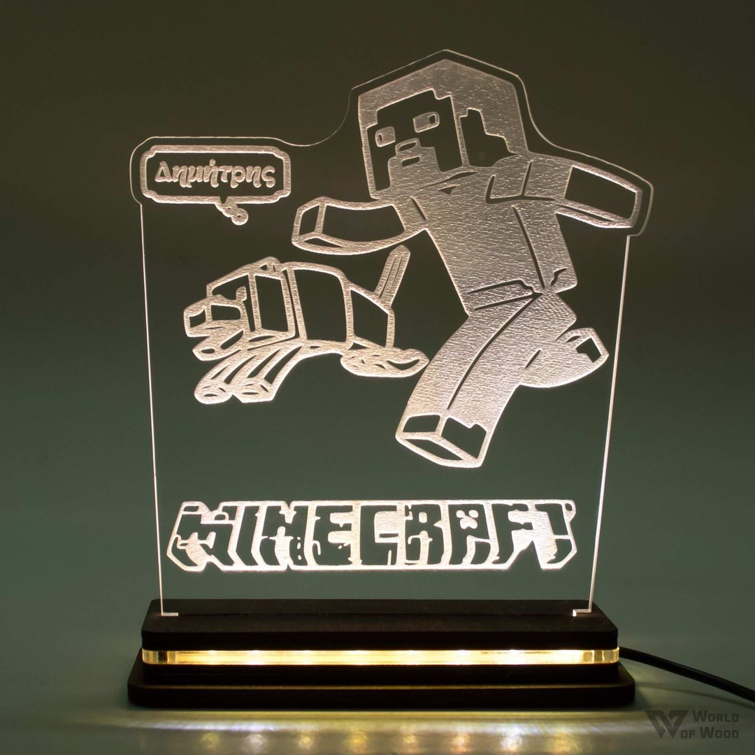 Personalized Acrylic Led Light, Bedroom Night Light for Kids Decor ...