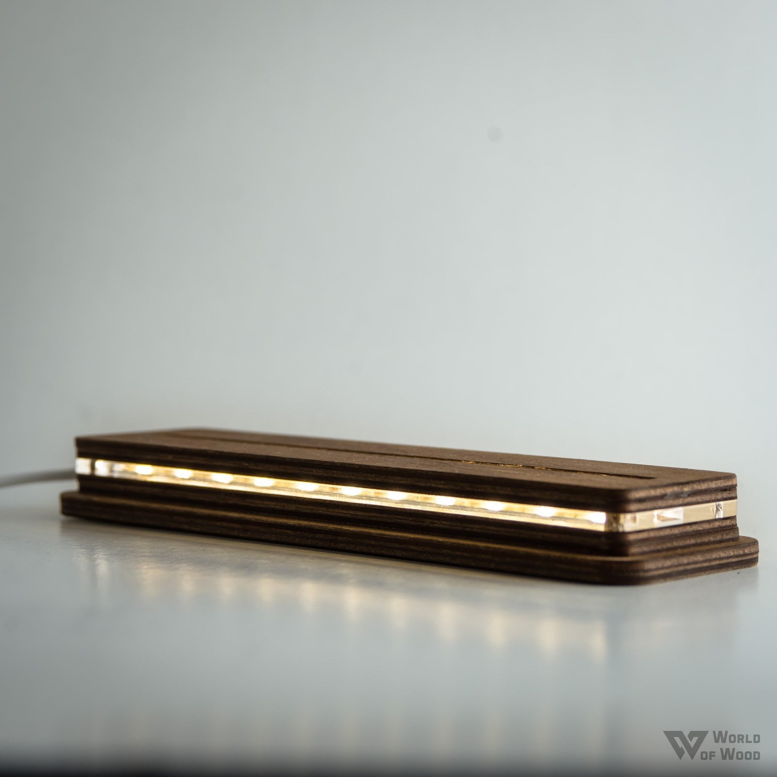 Customized 3D Acrylic Led Lamp Little Train with Text Lamps Home ...