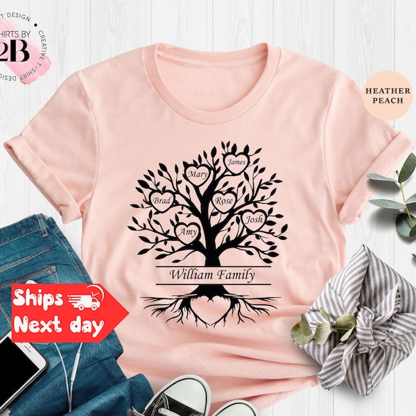 Family Tree Shirt - Etsy