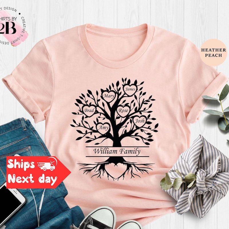 Family Tree T Shirt - Etsy