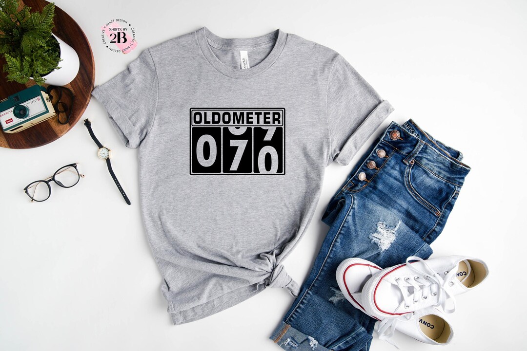 70th Birthday Shirt, Oldometer 70 Shirt, Funny 70 Birthday Shirt, 70 ...
