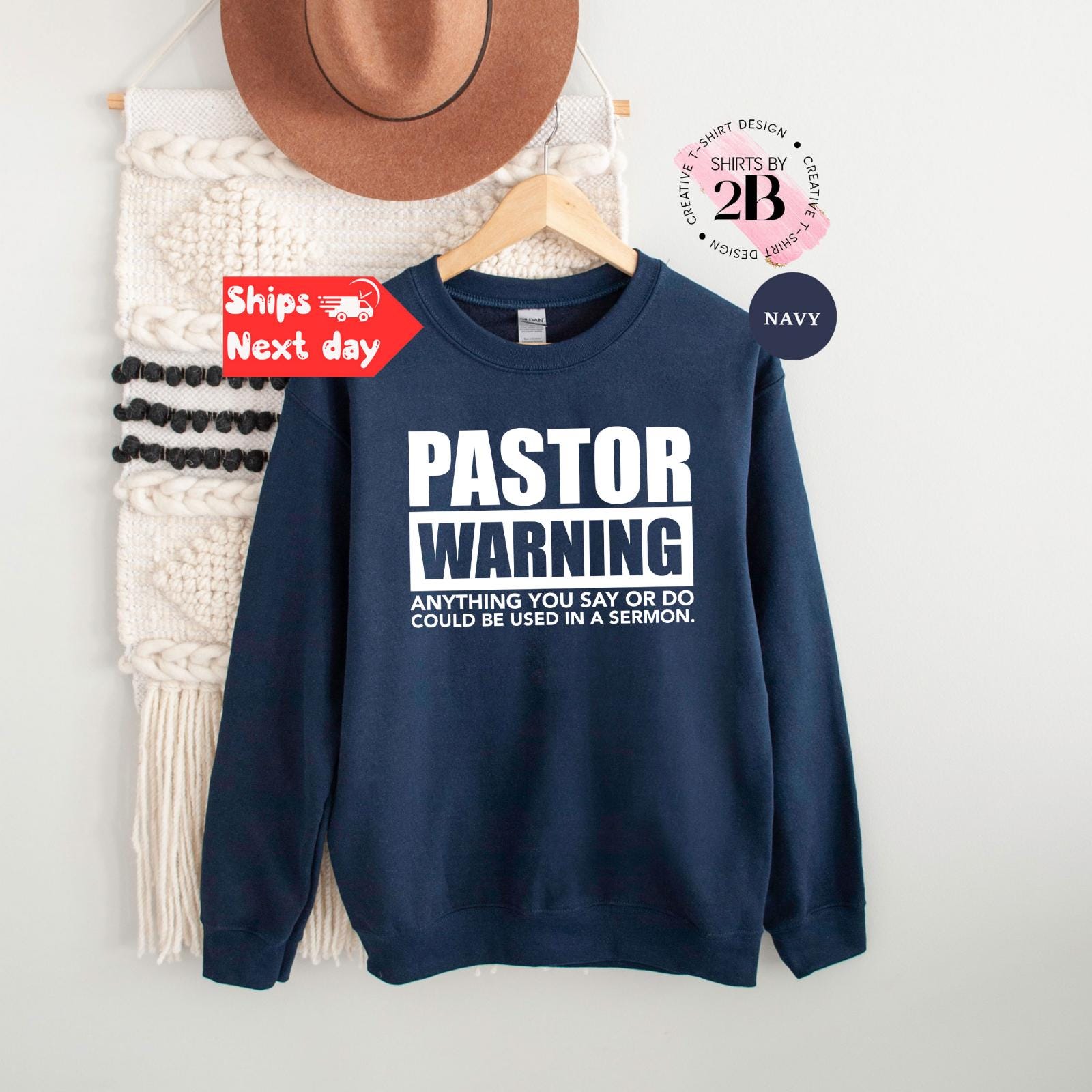 Christian Pastor Warning Sweatshirt: Religious Church Hoodie - Etsy
