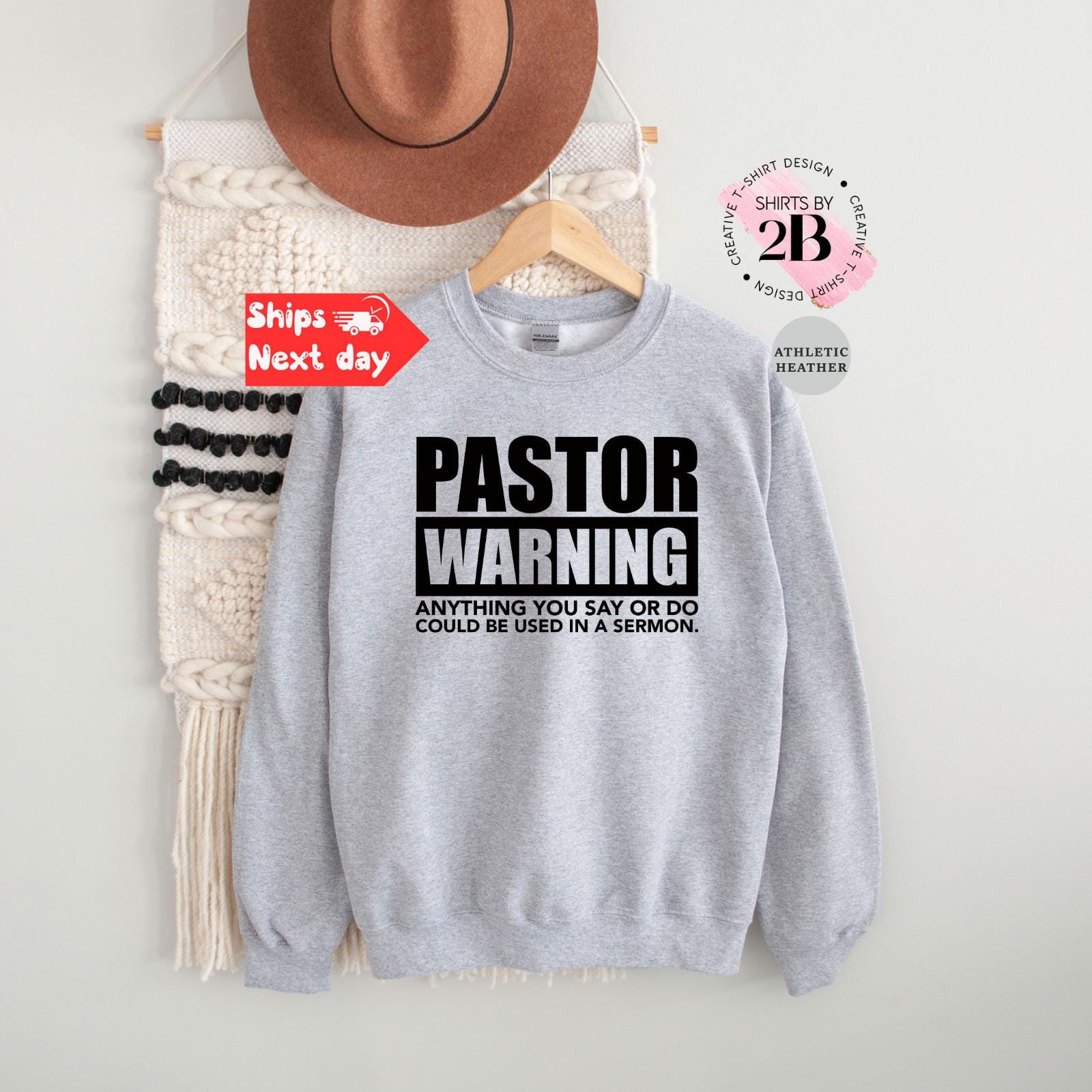 Christian Pastor Warning Sweatshirt: Religious Church Hoodie - Etsy