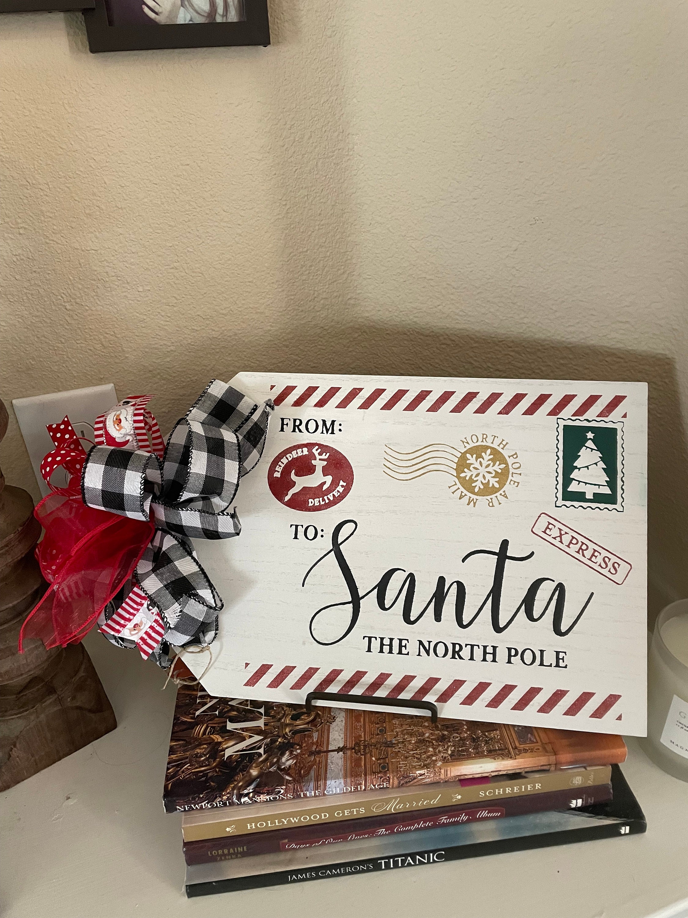 North Pole Express Mail Door Tag - Etsy