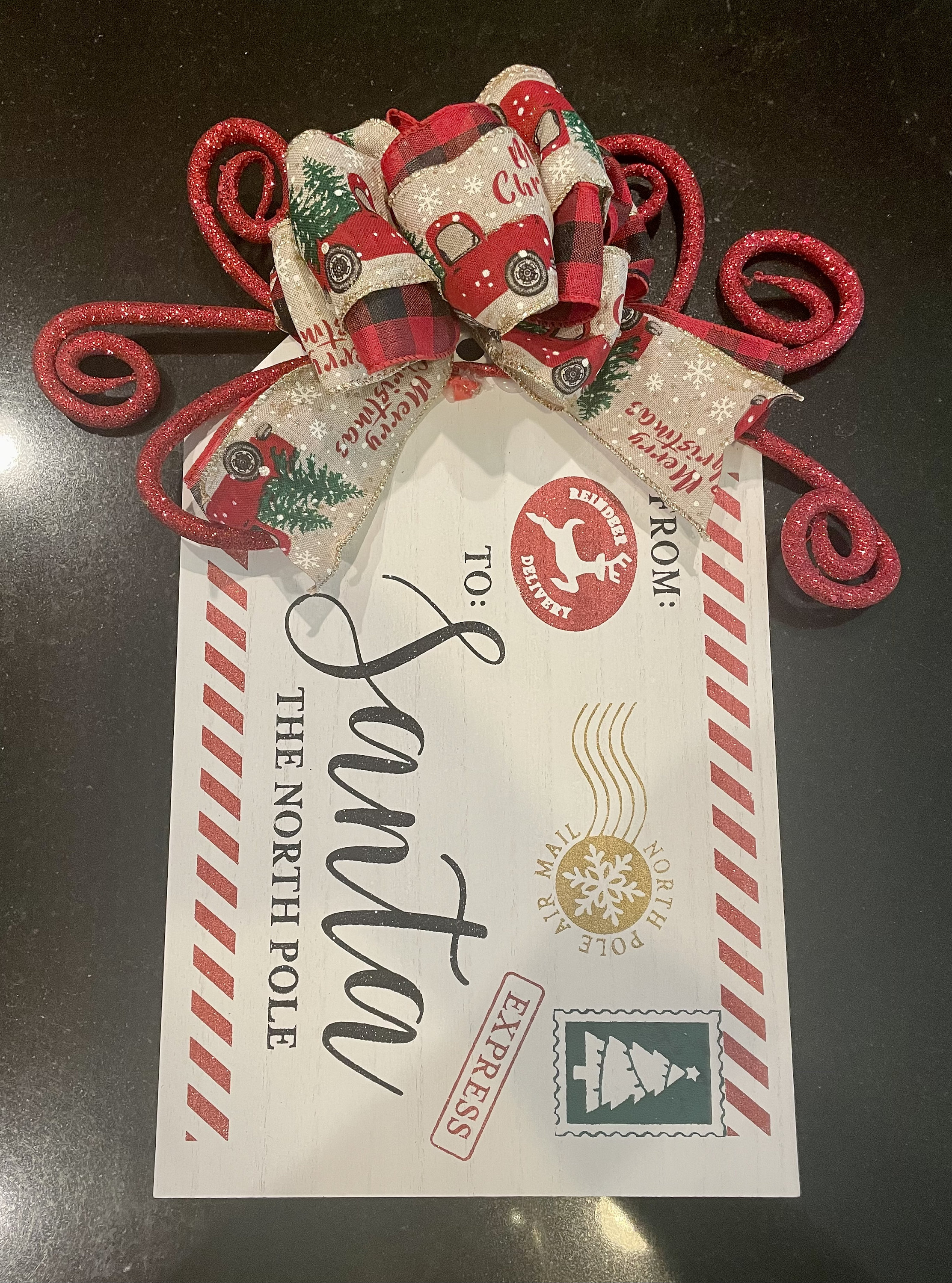 North Pole Express Mail Door Tag - Etsy