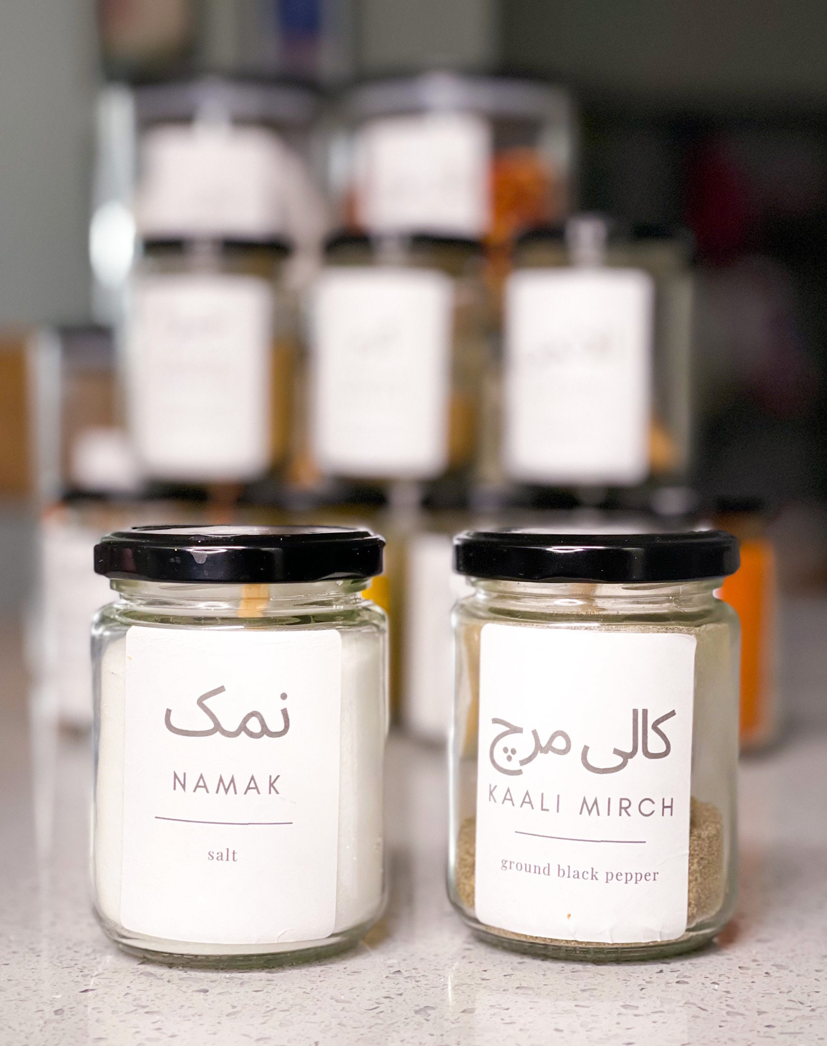 Urdu Spice Jar Labels 1.5 X 1.5 Minimalist Spice - Etsy
