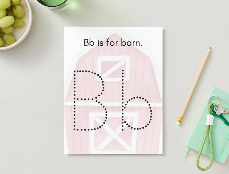 Preschool Activity Page- Farm Theme - Etsy