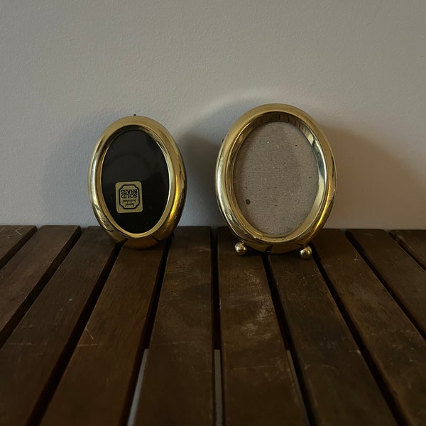 Oval Brass Frames - Etsy