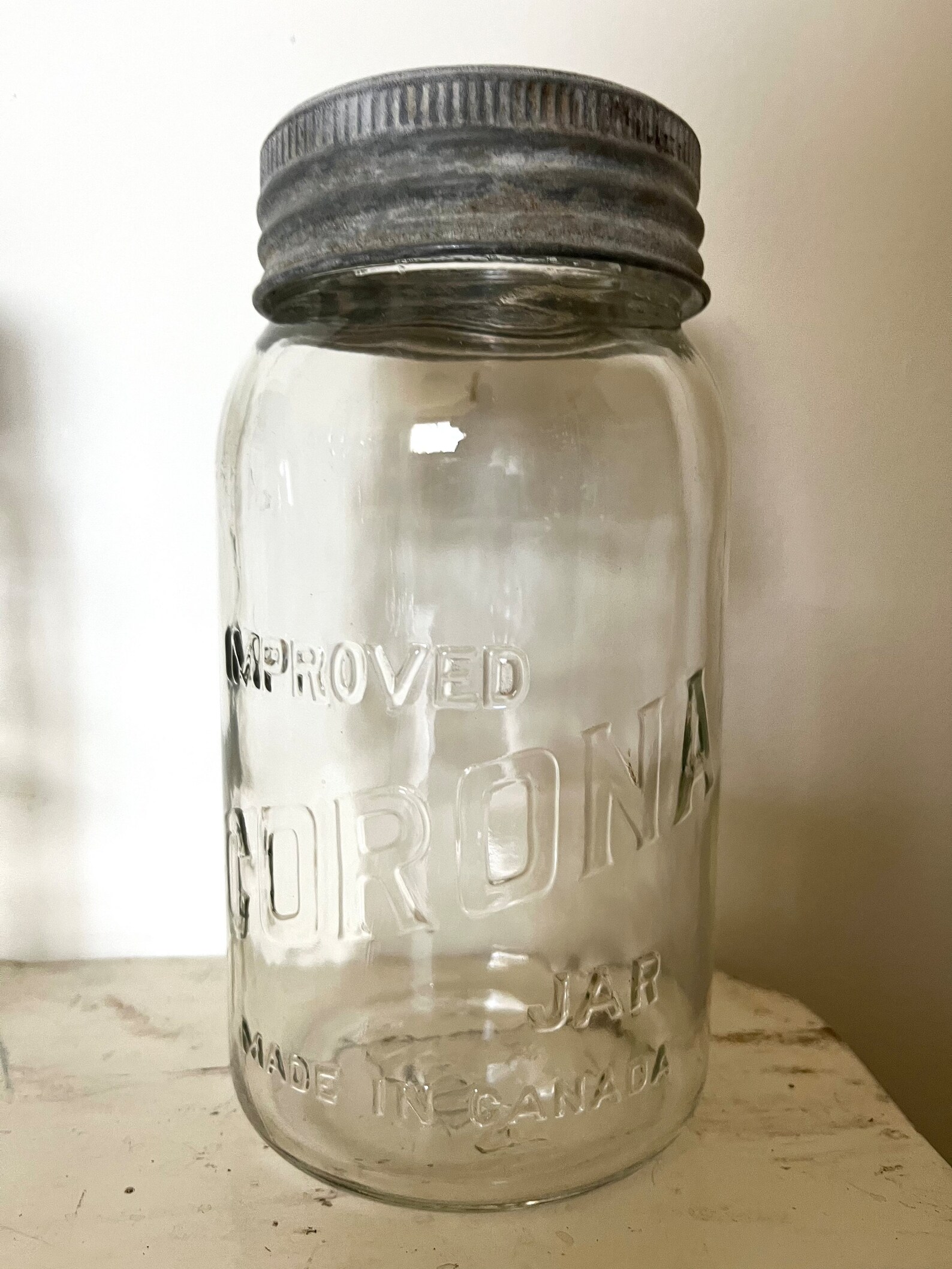One Large Vintage Canning Jar, Made in Canada Ca1930s - Etsy