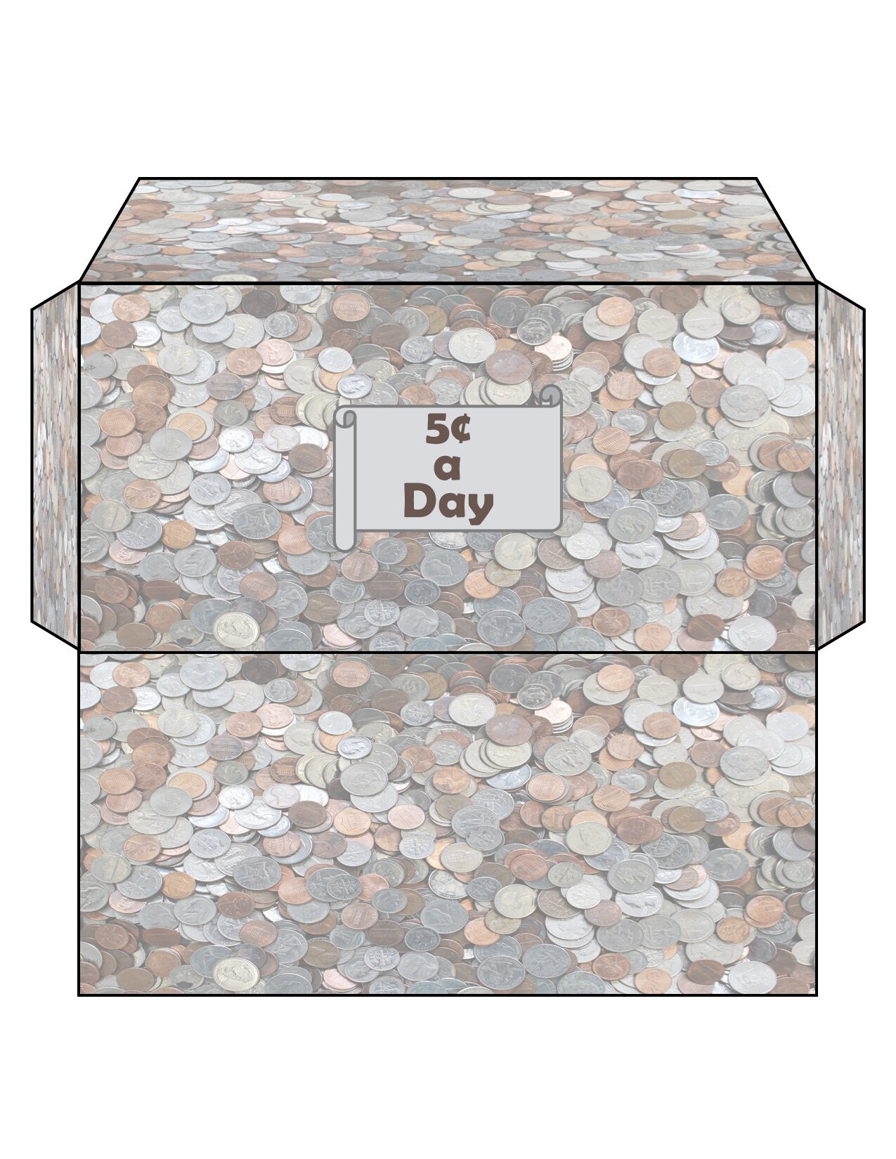 5 Cents a Day Savings Challenge - Etsy