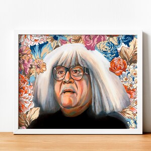 Frank Framed Art , Oil Painting Funny Canvas , Danny Devito Art Print ...