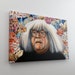 Frank Framed Art , Oil Painting Funny Canvas , Danny Devito Art Print ...