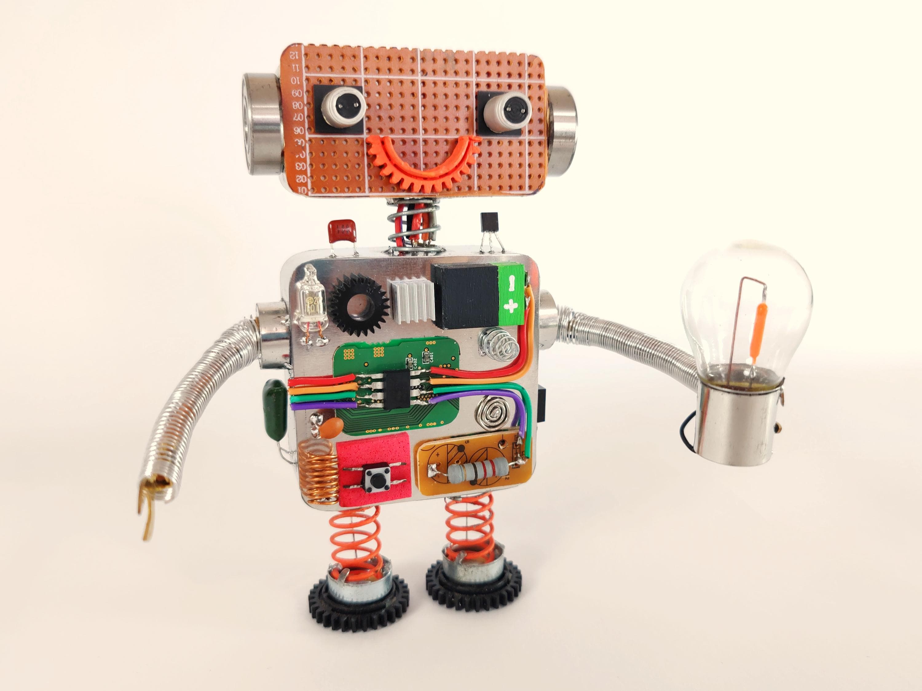 Circuit Robot Lamp, Simple Robot Decor, Cute Robot - Etsy