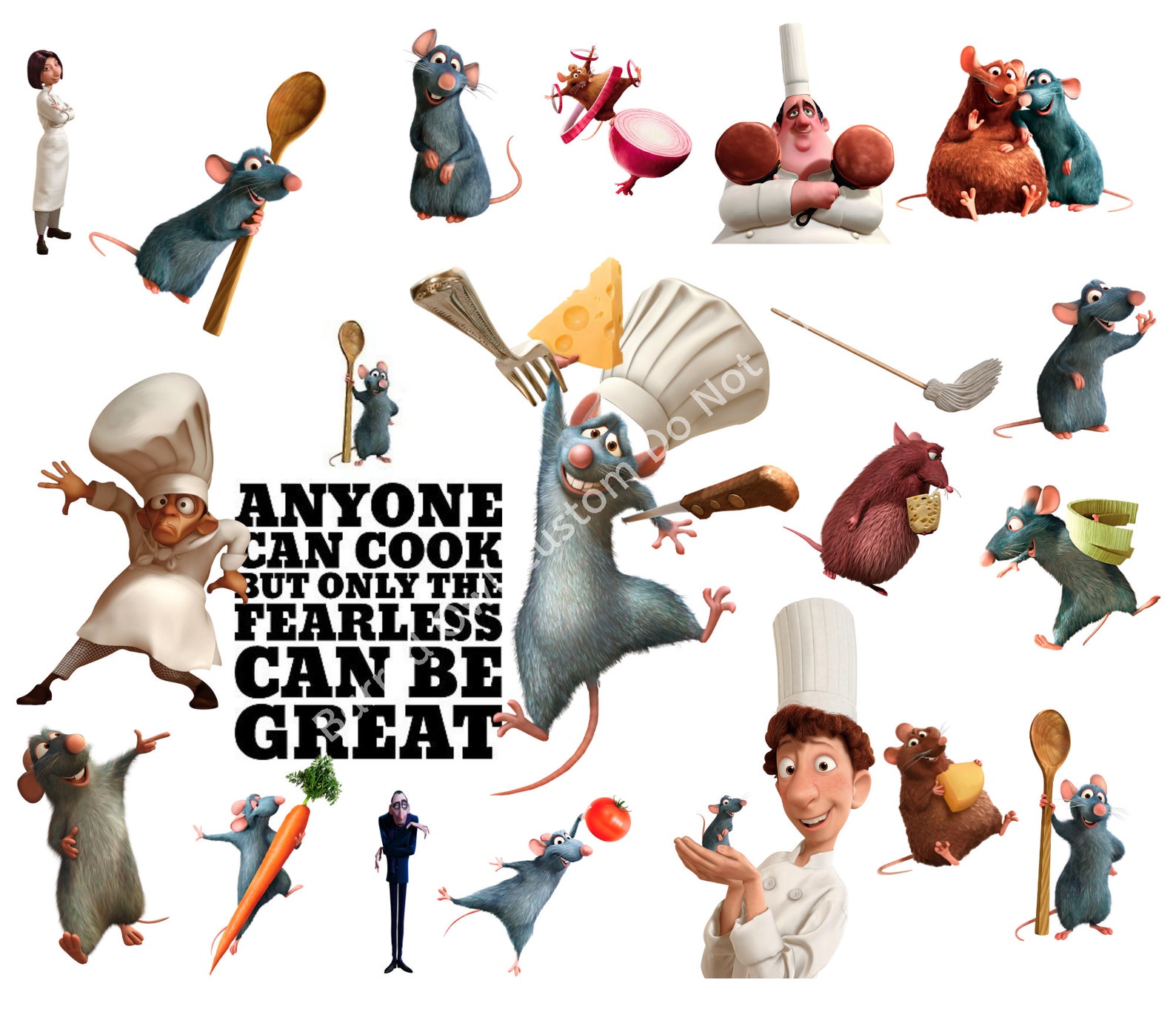20 Oz. Tumbler Wrap- Ratatouille PNG - Etsy