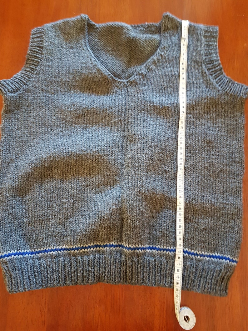 Ravenclaw Style Vest, Handmade Knitted SMALL - Etsy Australia