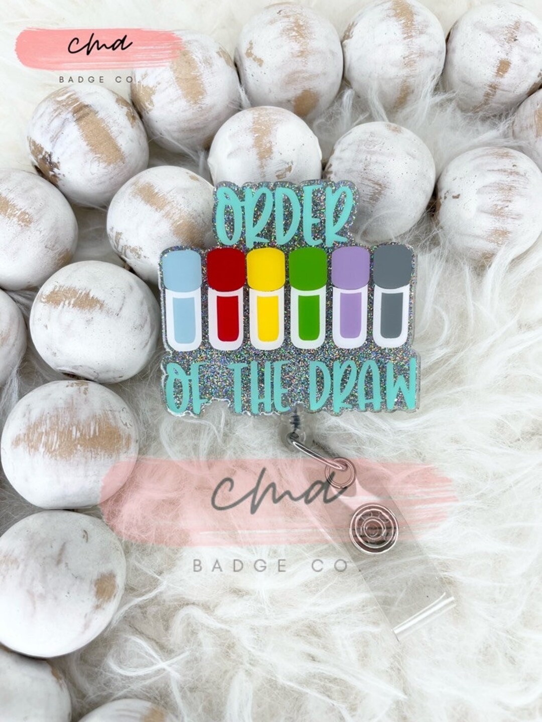 Order of the Draw Badge Reel | Phlebotomy Badge Reel | Phleb Life | Lab ...