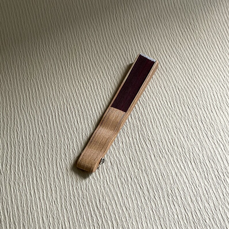 Burgundy Fabric Mini Hand Fan 6.5, Traditional Japanese Maroon Red ...