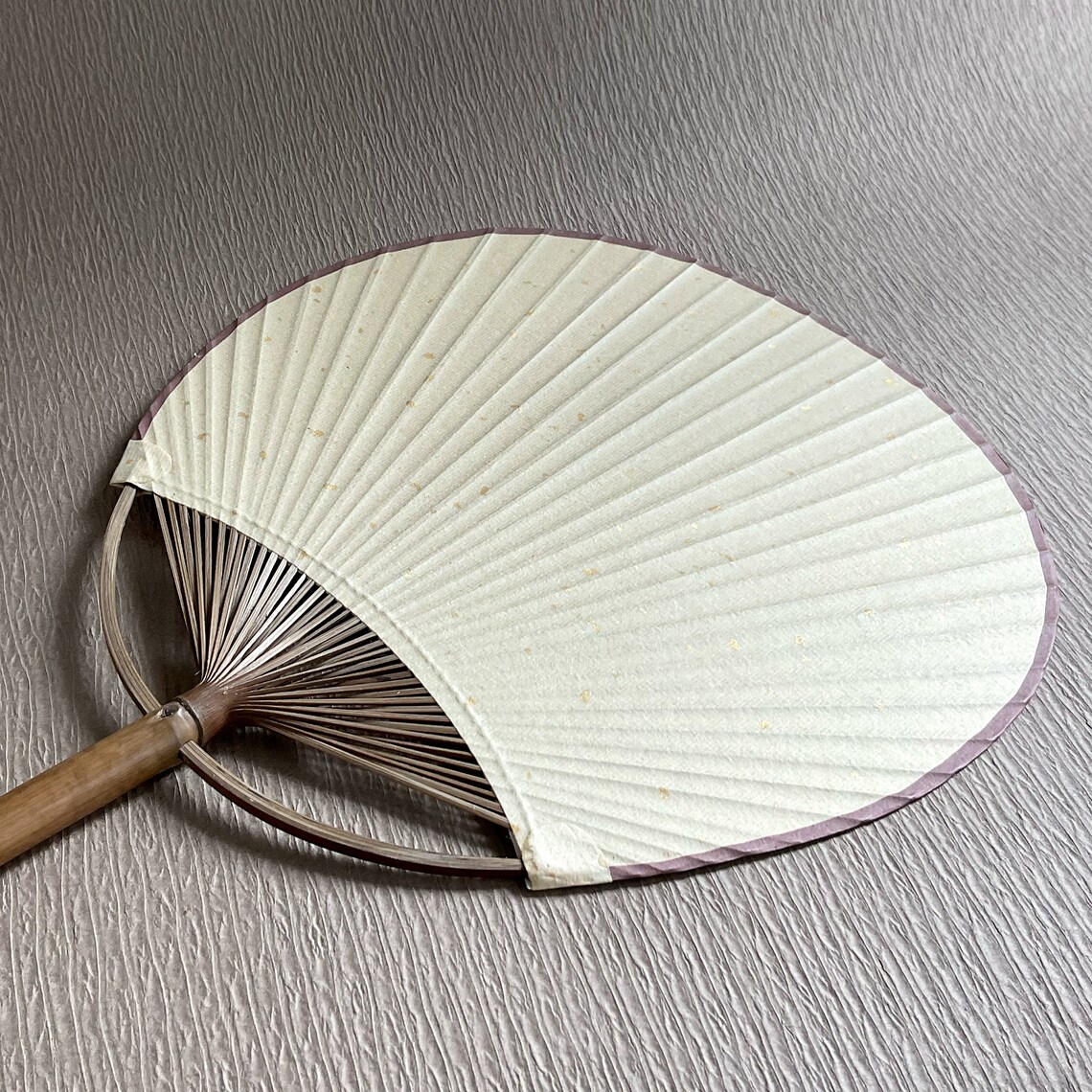 Japanese Traditional Gold Dust Hand Fan , Handmade Gold Powder Handheld ...