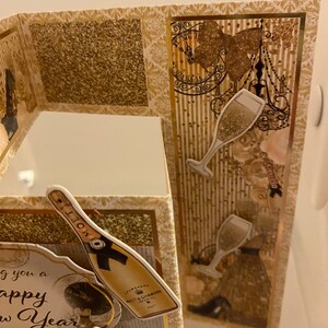 Handmade Christmas Concertina Card - Etsy UK