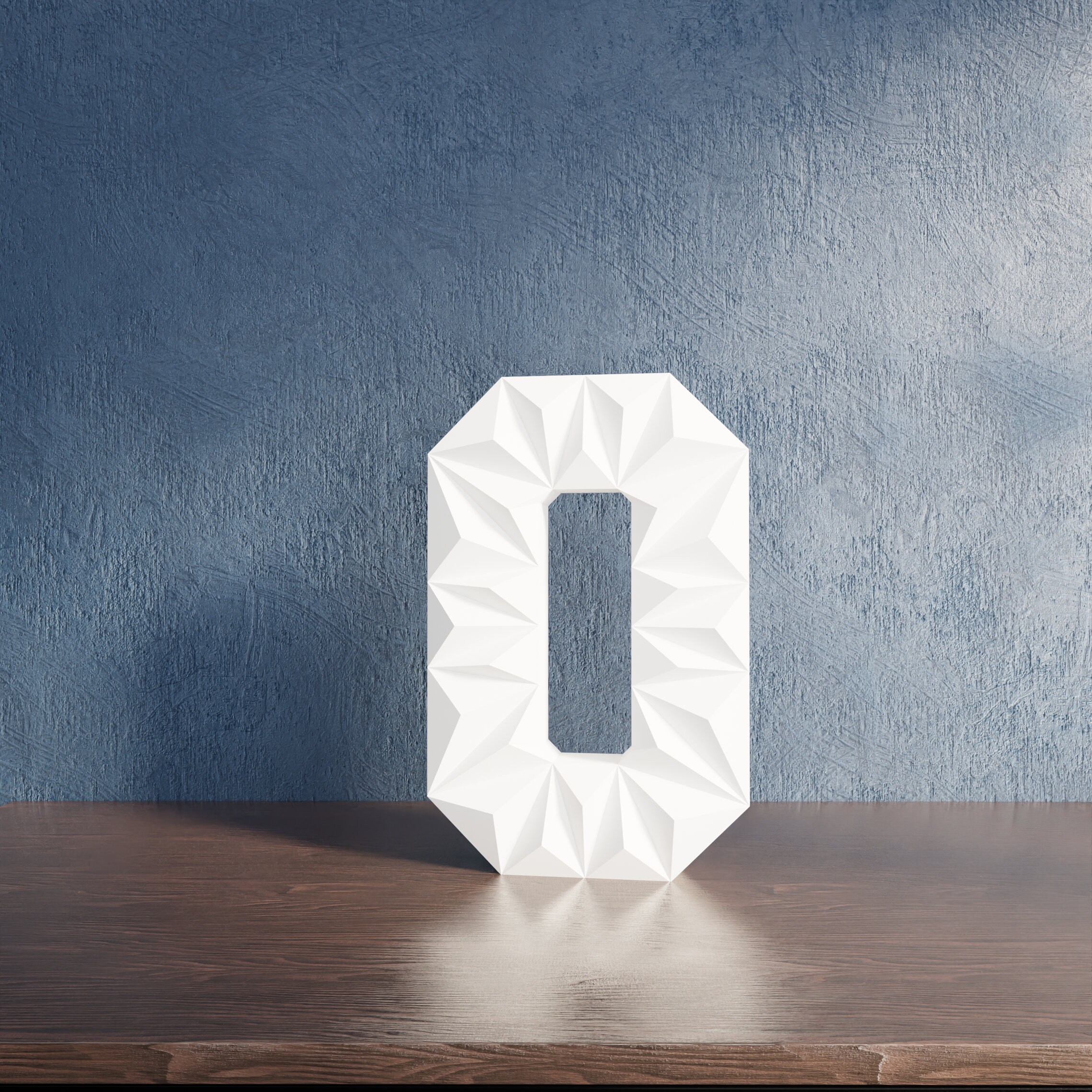 Low Poly Number Digits Papercraft Numbers Papercraft PDF - Etsy Ireland