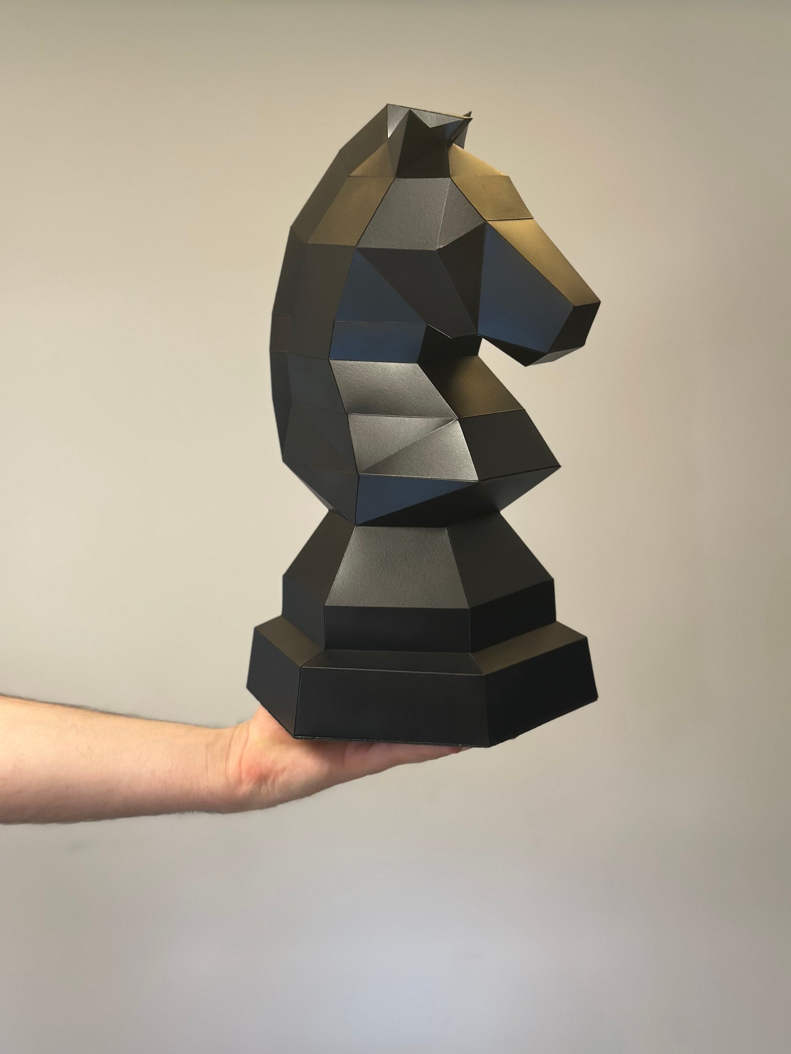 3D Knight Chess Papercraft Templatepapercraft Chess Pieces3d - Etsy