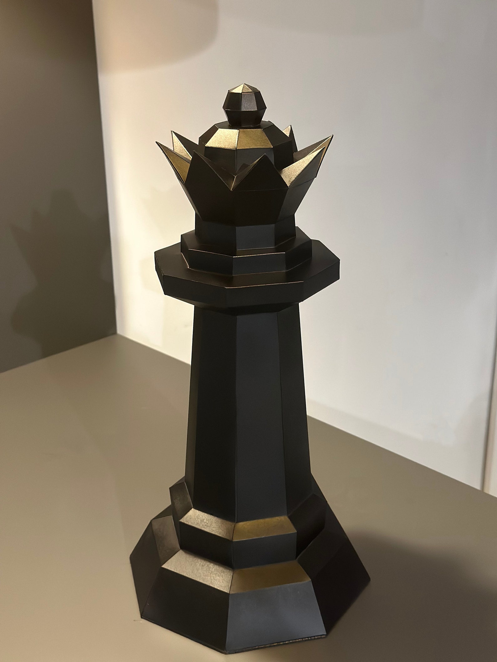 3D Queen Chess Papercraft Templatepapercraft Chess Pieces3d - Etsy