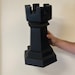 3D Rook Chess Papercraft Template: Low Poly Sculpture (PDF) - Etsy