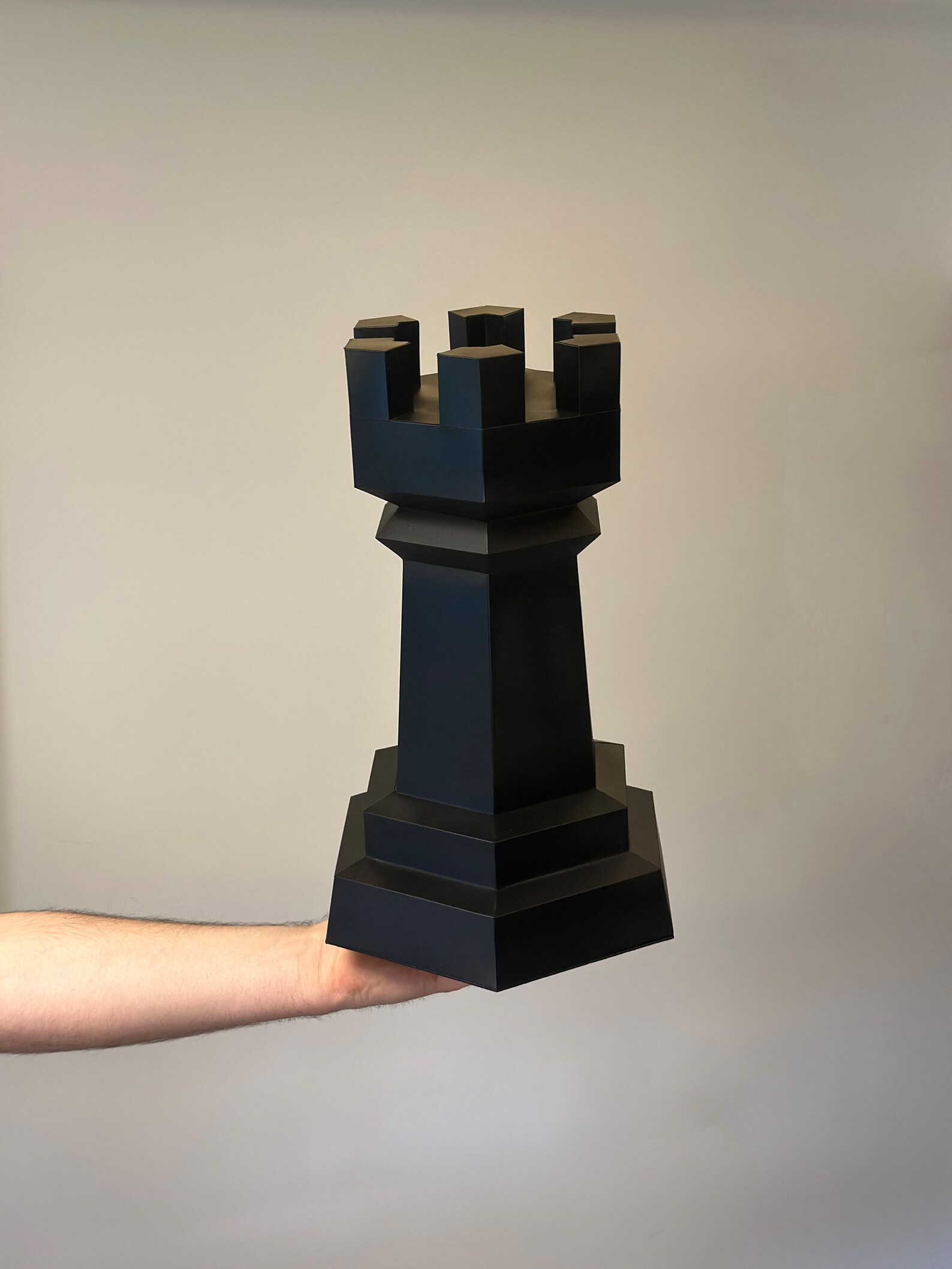 3D Rook Chess Papercraft Template: Low Poly Sculpture (PDF) - Etsy