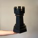 3D Rook Chess Papercraft Template: Low Poly Sculpture (PDF) - Etsy