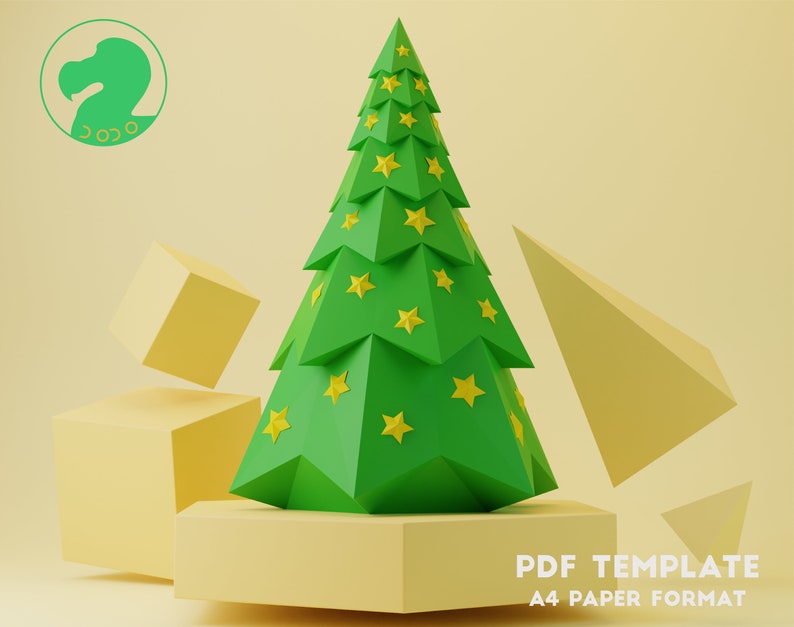 Papercraft Christmas Tree Christmas Treehandmadechristmas - Etsy